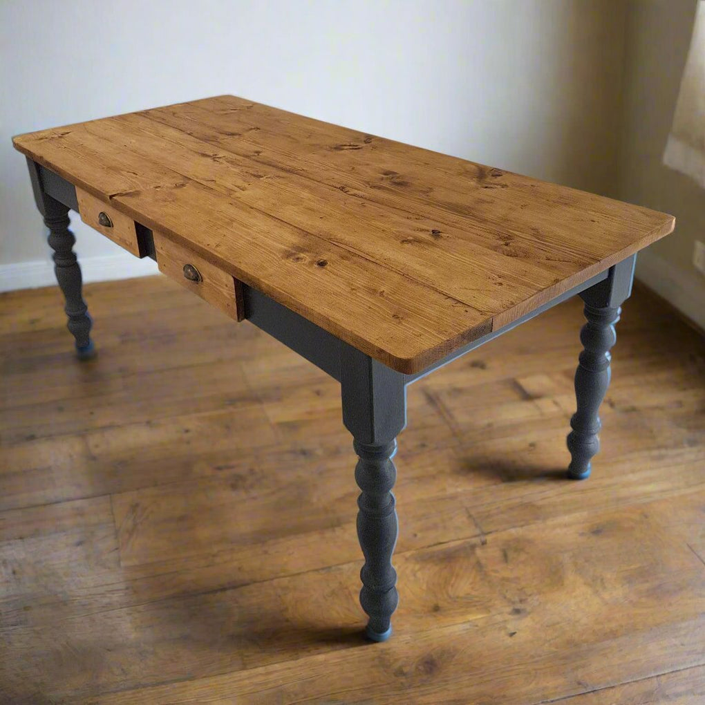Rustic Farmhouse Dining Tables - Bespoke - Any size or Colour – Country ...