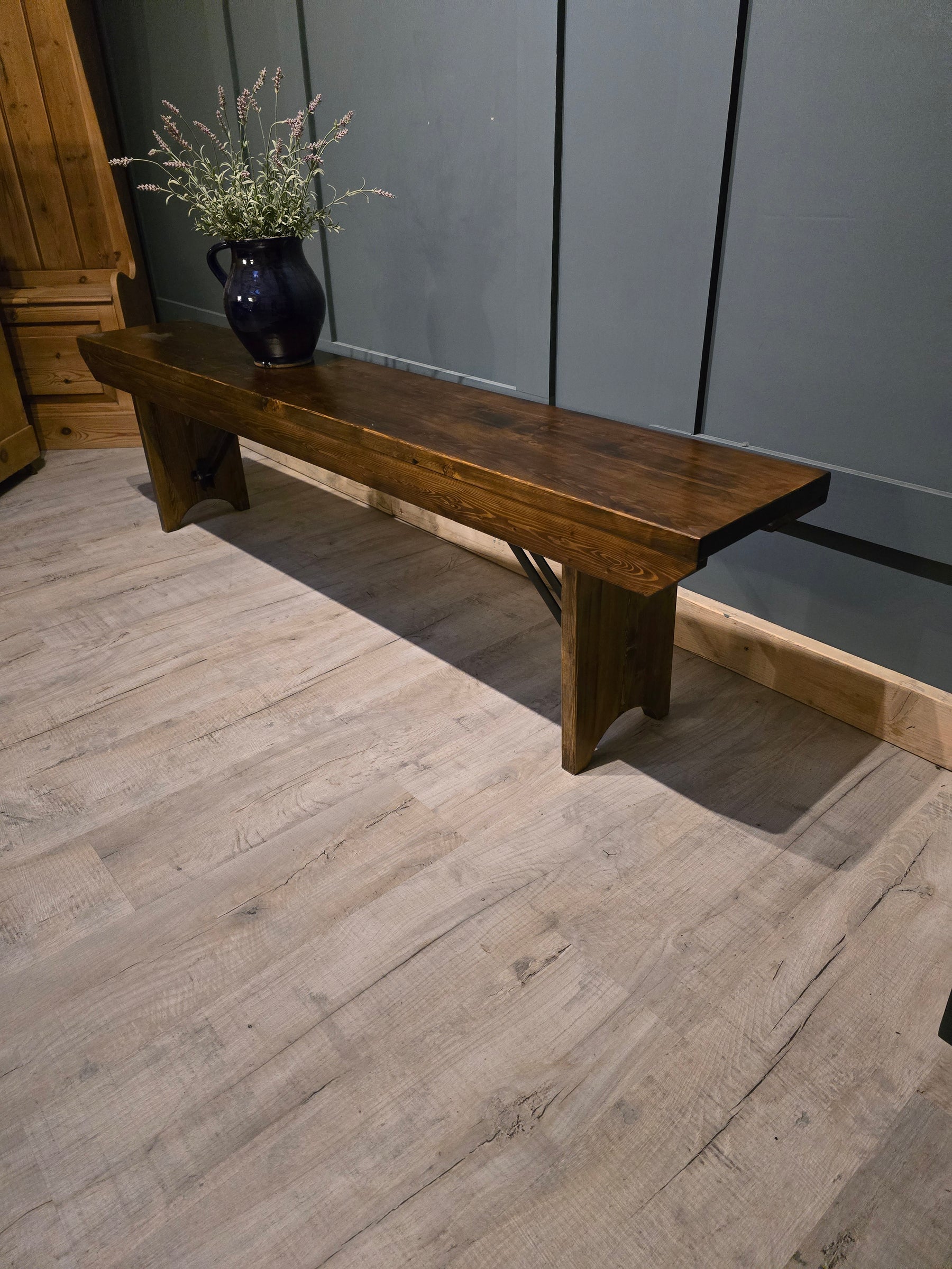 Rustic farmhouse bench | Country Life Furniture | Warwickshire ...