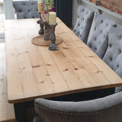 Scrubbed top table | Rustic tables | Farmhouse tables all hand made ...