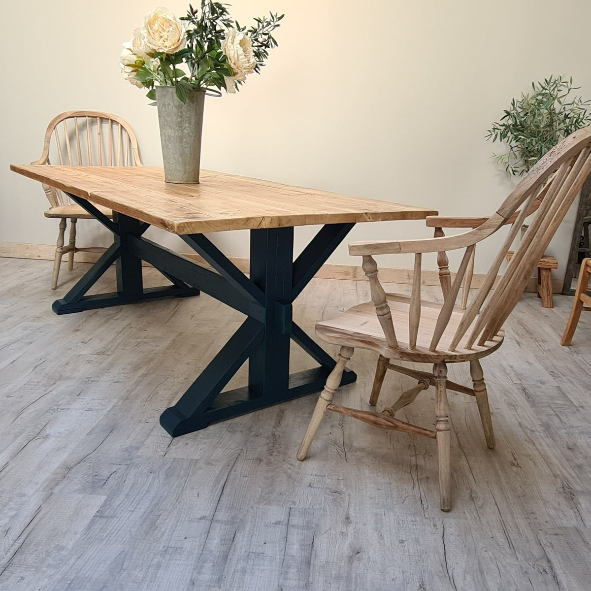 Rustic Farmhouse Dining Tables - Bespoke - Any size or Colour – Country ...