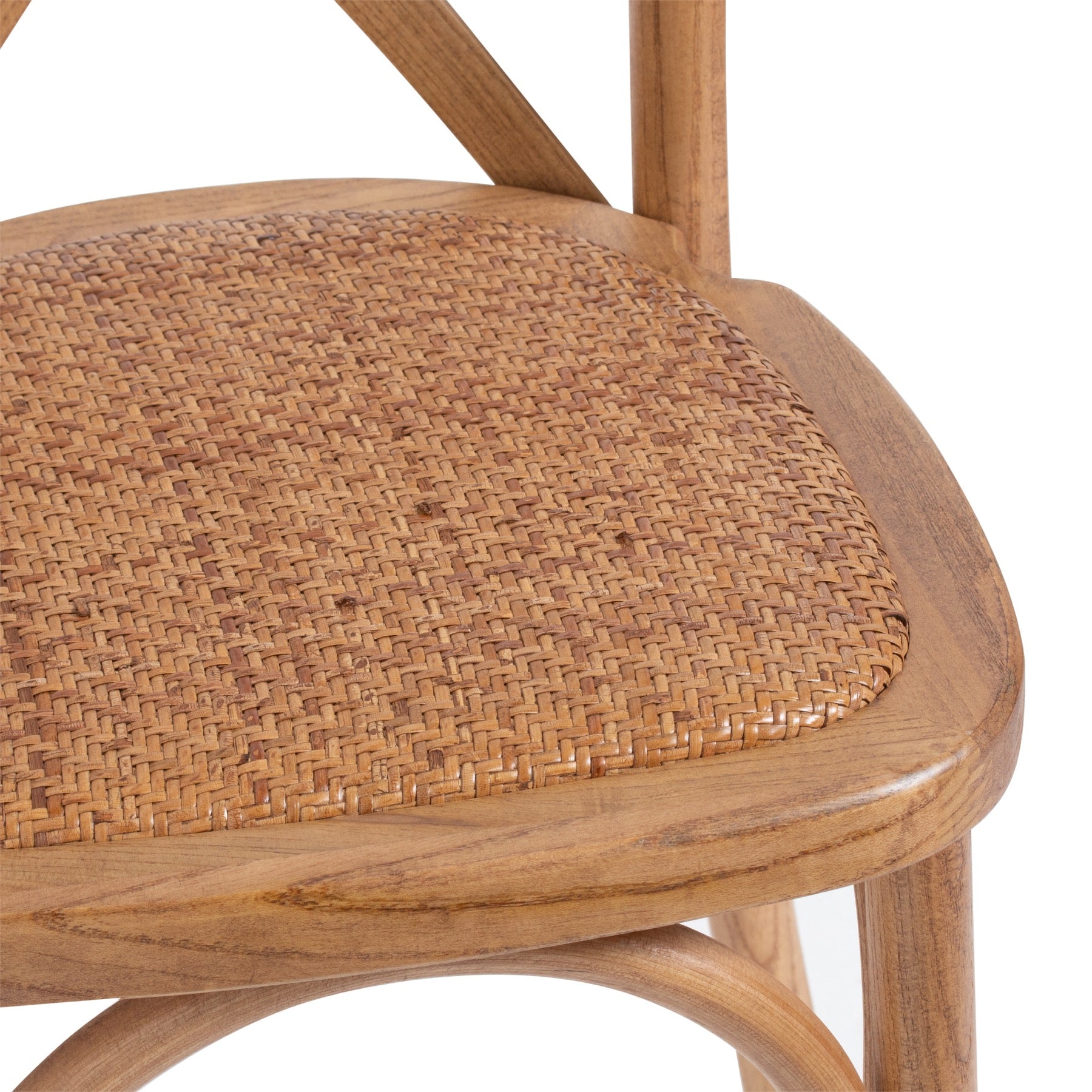 Light Oak Cross Back Dining Chair – Country Life Furniture - Quality ...
