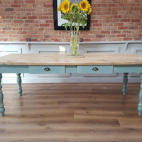 Scrubbed top table | Rustic tables | Farmhouse tables all hand made ...